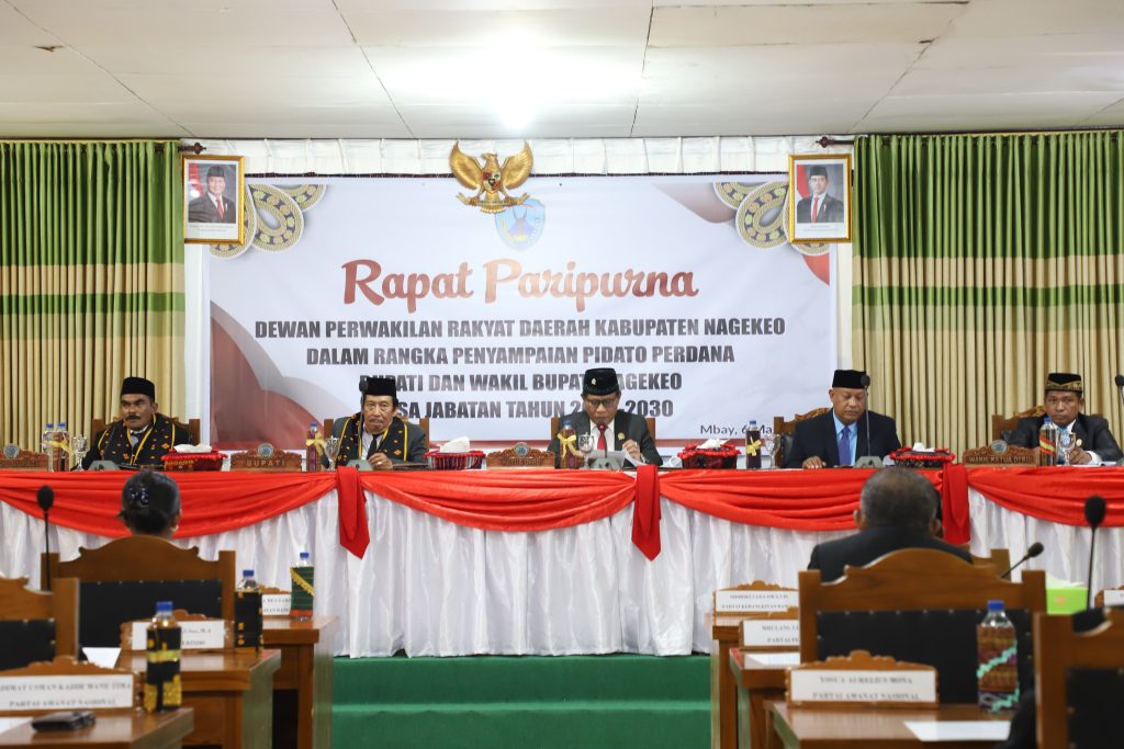 Rapat Paripurna DPRD Kabupaten Nagekeo Dalam Rangka Pidato Perdana Bupati dan Wakil Bupati ...